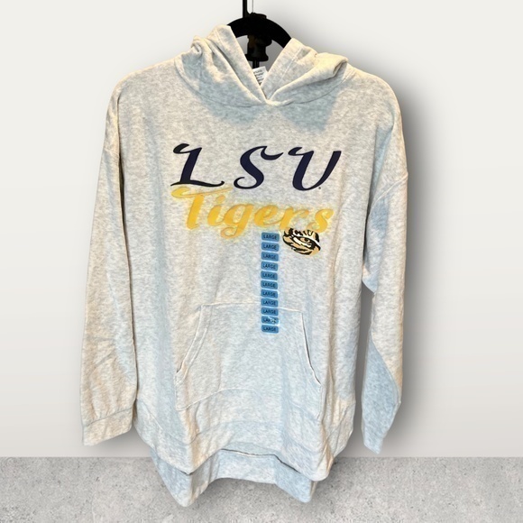 Liv casual | Tops | Nwt Ncaa Ladies Hooded Pullover Lsu Tigers Xl Large ...